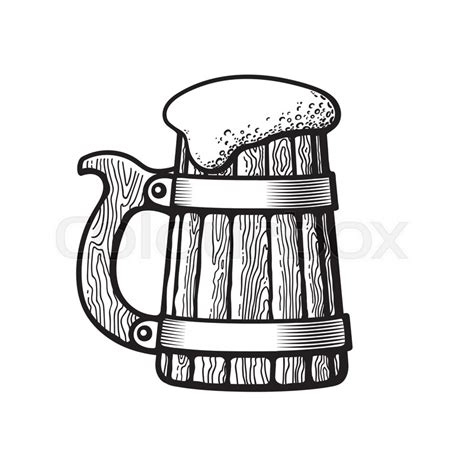 Wooden Ale Mug