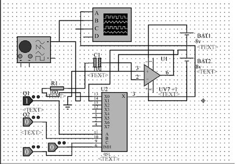 Experimental Device For The Signals Simulation Of The Control Not Gate