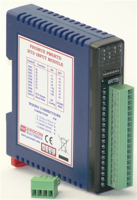 Pm6rtd 6 Rtd Input Module