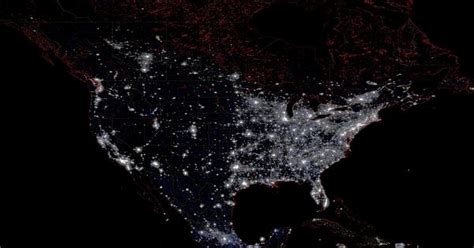 A Light Pollution Map Of North America According To The Bortle Scale Album On Imgur