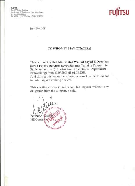 Fujitsu Siemens Training Certificate Pdf