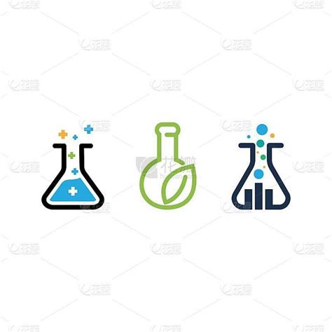 健康医学实验室图标模板