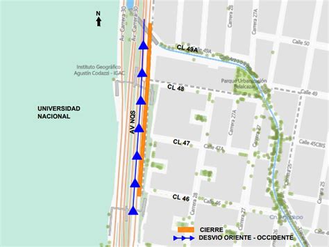 Por Obras En La Malla Vial Habrá Cierres En La Calle 26 Y En La Avenida