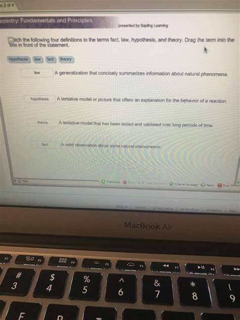 Solved The Following Four Definitions To The Terms Fact Chegg