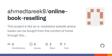 Github Ahmedtareek Online Book Reselling This Project Is Like An E