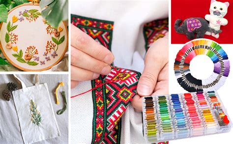 Vicovi Embroidery Thread Kit Including 150 Skeins