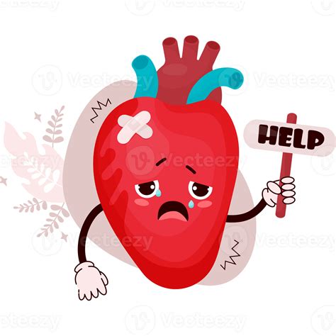 Sad Human Organ Heart 23530040 Png