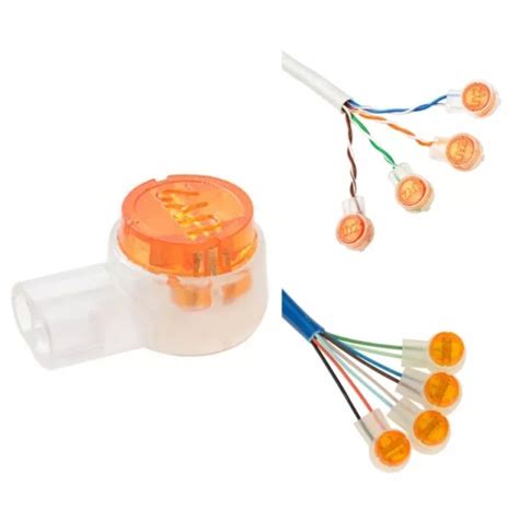 100pcs Telephone Line Connector K2 Terminals Cable Wiring Three Wire