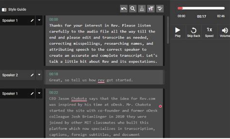 Rev Audio Transcription Test 2024Answered