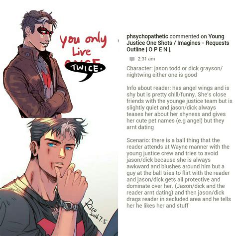 Young Justice One Shots Imagines Jason Todd Confession Nights