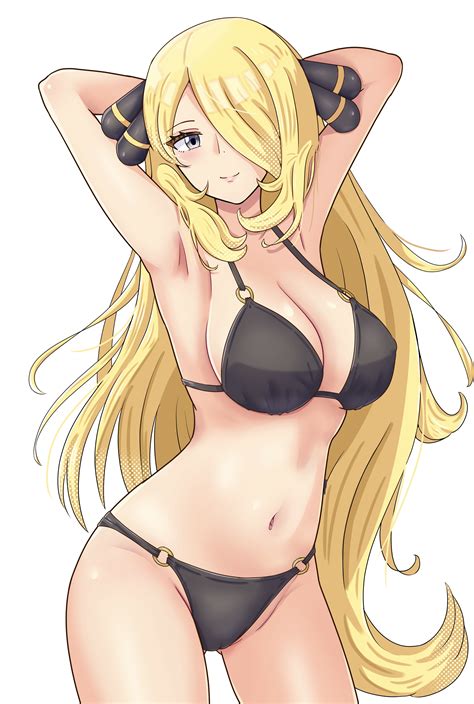Cynthia Pokemon And 1 More Drawn By Mahocorotonton5150 Danbooru