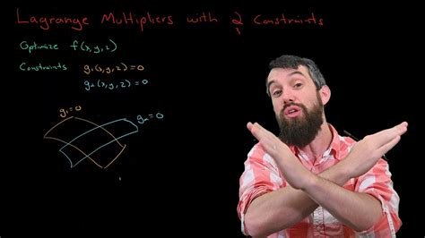 Lagrange Multipliers With Two Constraints Multivariable Optimization