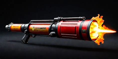 Premium Ai Image A Flamethrower