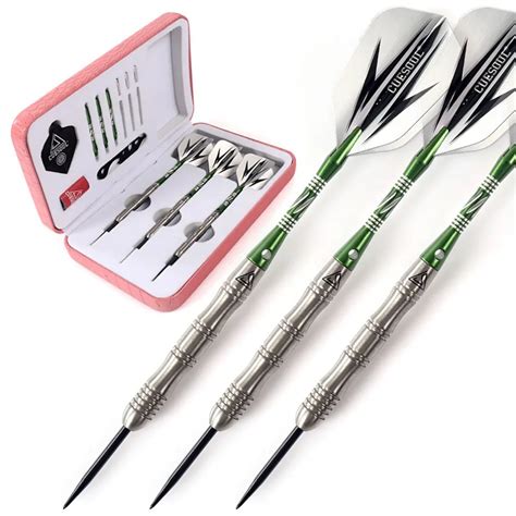 CUESOUL Tungsten Steel Tip Darts Grams TungstenDart Barrels Darts With Pink Dart Case In