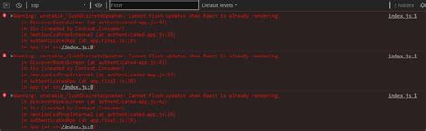 Bug Warning Unstable FlushDiscreteUpdates Cannot Flush Updates When React Is Already