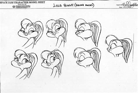 This Is A Gallery For Bugs Bunnys Girlfriend Lola Bunny Bunny Sketches Bunny Tattoos