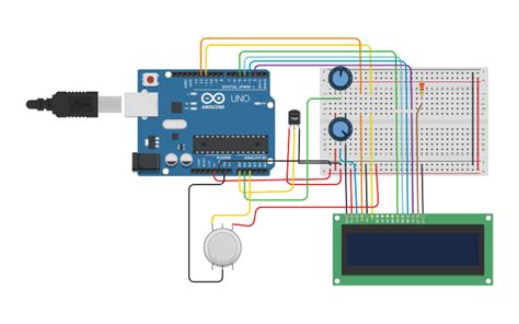 Circuit Design Iot Temperature Humidity And Air Quality Tinkercad