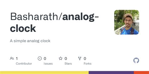 GitHub Basharath Analog Clock A Simple Analog Clock