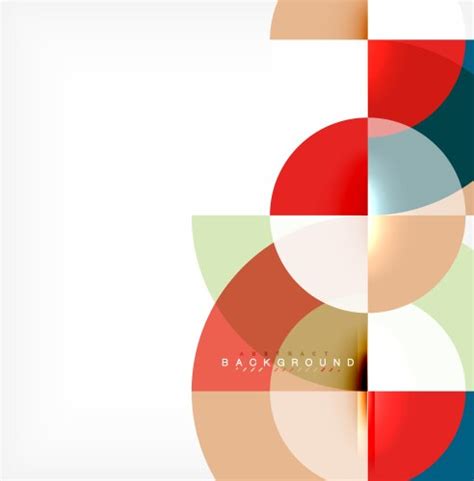 Minimal Circle Abstract Background Design Vector Image