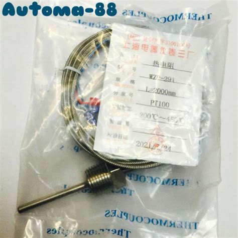 Promo Oem Thermocouple Rtd Pt100 3 Wire 1 2 Npt Probe 5Cm Termokopel