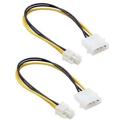 Buy LP4 To 4 Pin ATX ATX P4 4 Pin To Molex 12V Computer PC Case Power Supply Adaptor Cable LP4