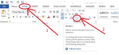 Can T Remove A Line Or Border In Word Super User