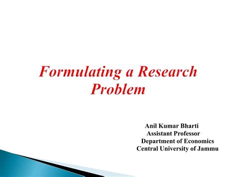 Formulation Research Process Powerpoint Slidesppt