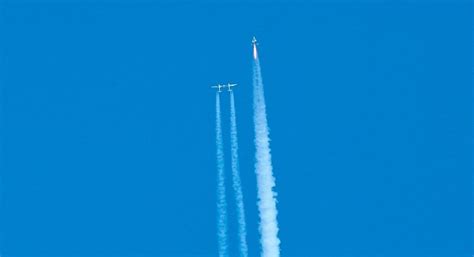 Virgin Galactic Tourism Rocket Ship Reaches Edge Of Space In Test