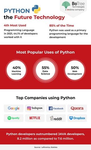 Python The Future Technology PDF Technology Industry Industries
