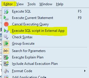 Script Runner And Toad Data Point Not Quite Working Toad Data