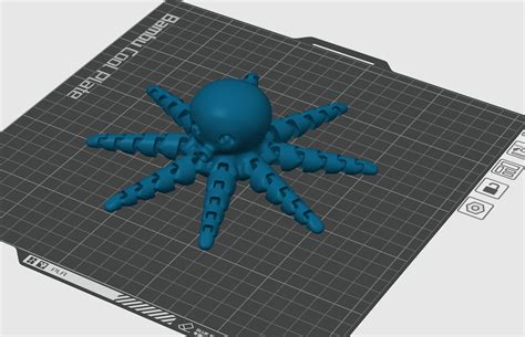 Articulating Octopus 3d Print Etsy