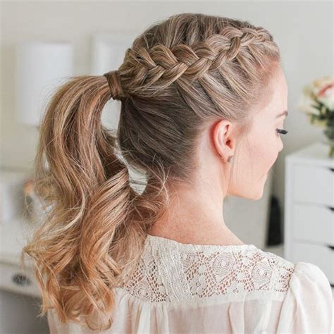 Double Waterfall Braid High Bun Missy Sue