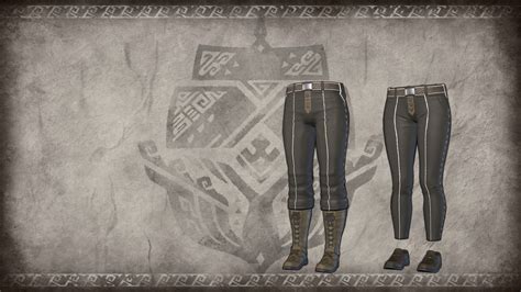 Monster Hunter Rise Fall Pants Hunter Layered Armor Piece