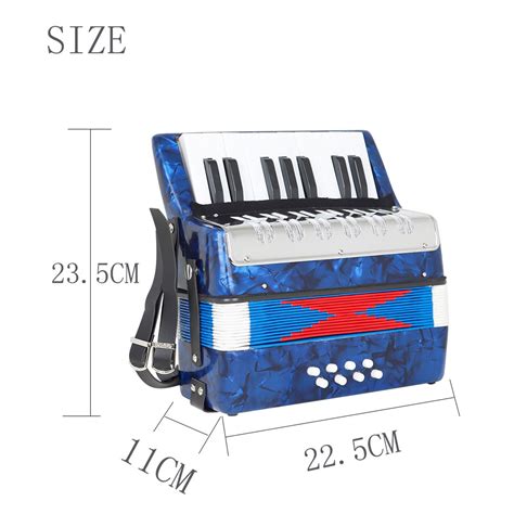 17 Key 8 Bass Piano Accordion Mini Accordion Keybo Vicedeal
