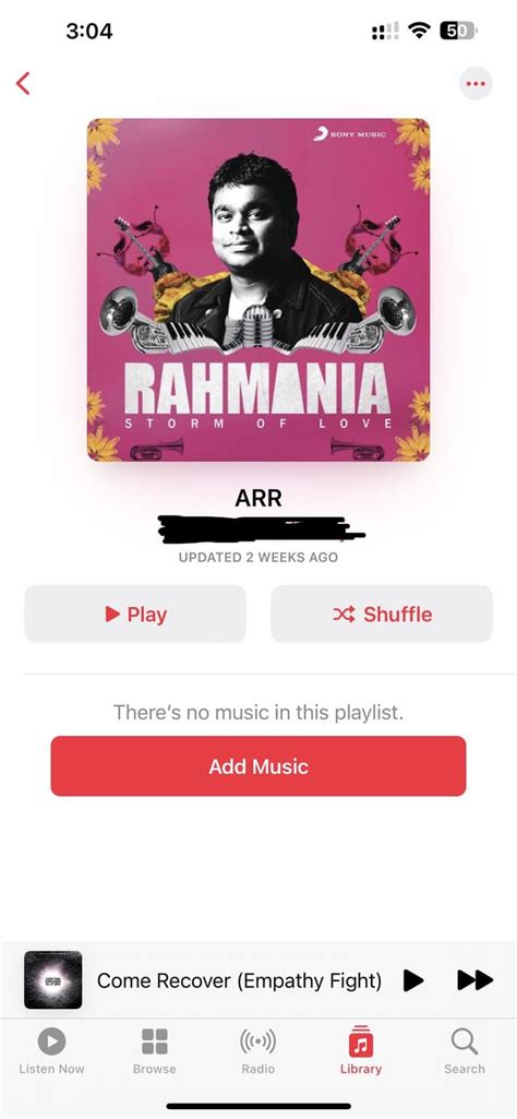 my arr playlist is getting empty automatically in apple music anyone