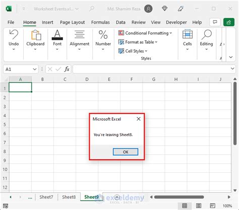 Excel VBA Worksheet Events And Their Uses ExcelDemy
