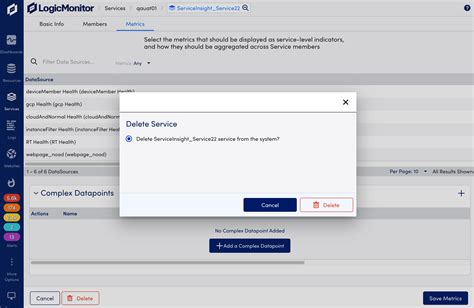 Managing A Service Logicmonitor