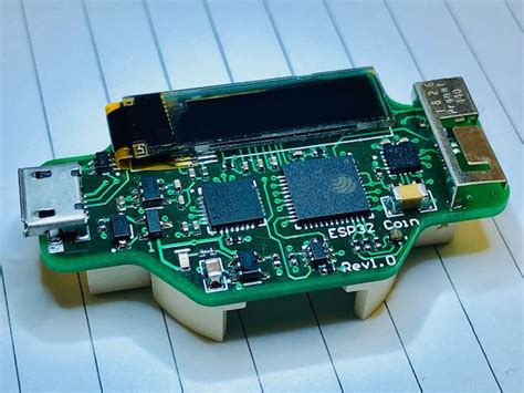 Esp32 Coincell Is A Tiny Coin Cell Powered Esp32 Pico D4 Board Cnx