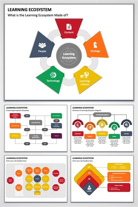 Learning Ecosystem Diagram For Powerpoint