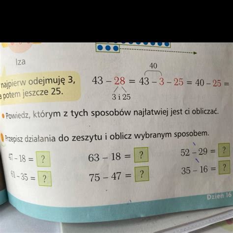 Hejka mam problem z tym zadaniem klasa 3 szkoły podstawowej Równanie
