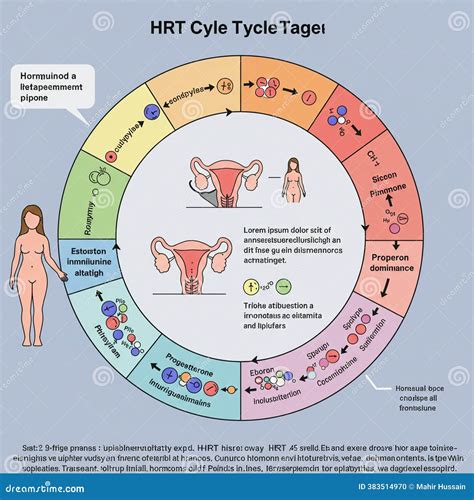 Human Reproductive System Anatomy Inforgaphic Chart Vector Flat
