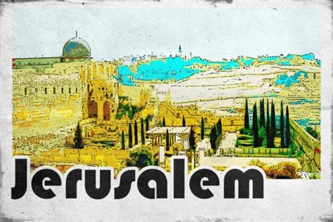 46 Jerusalem Map Designs And Graphics