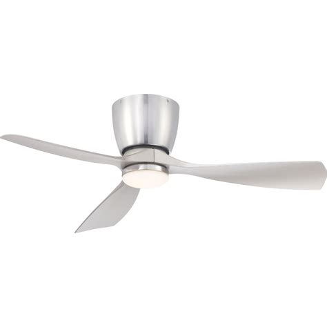 Fanimation Klinch 44 Brushed Nickel Indoor Outdoor Ceiling Fan The