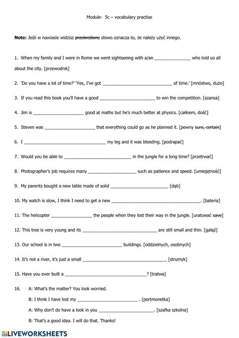 Starland 3 Module5cd Worksheet Live Worksheets
