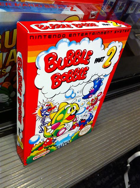 Nes Bubble Bobble 2 Boxbox My Games Reproduction Game Boxes