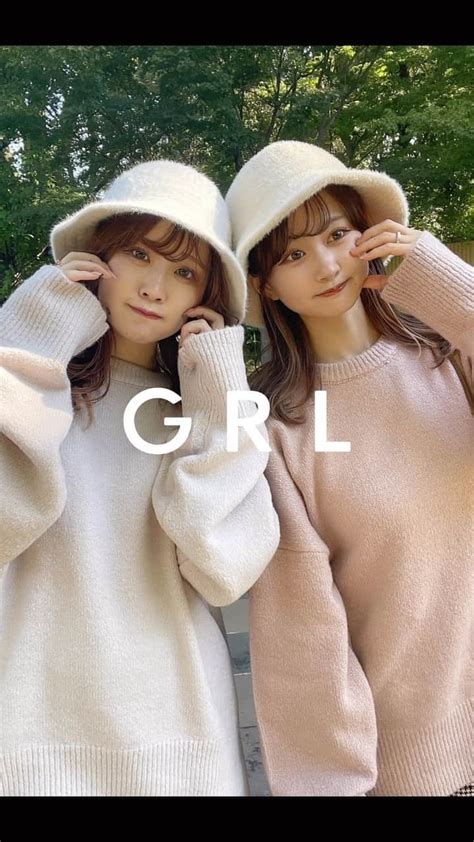 Grlさんのインスタグラム動画 Grlinstagram「grlリンクコーデを紹介するよ🧡 フリルケーブルニットトップスxショート