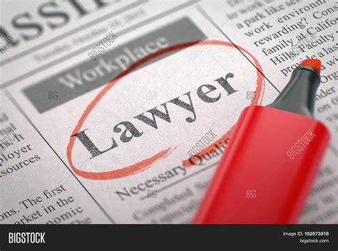 Lawyer Newspaper Image And Photo Free Trial Bigstock