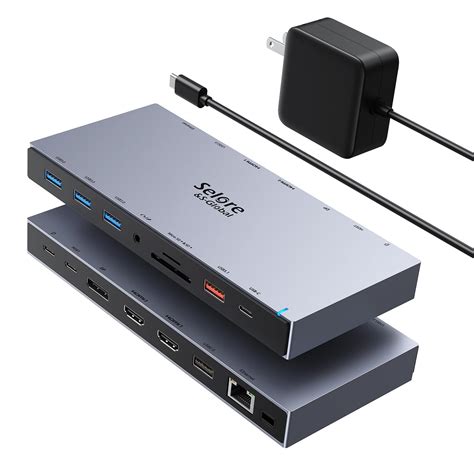 Dual Hdmi Docking Station 3 Monitorusb C Laptop Docking