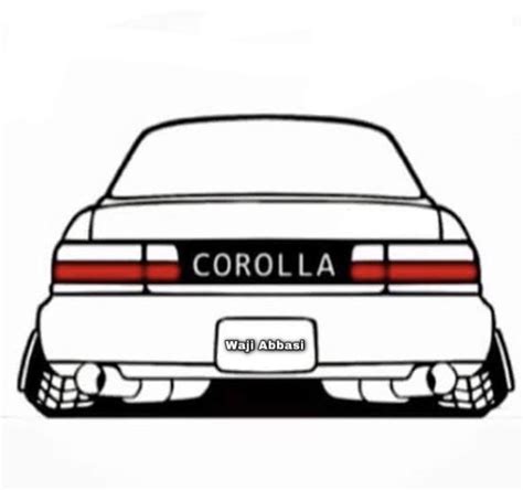Toyota Corolla Ae Illustration