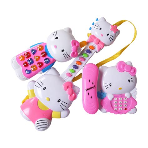 Bộ Đồ Chơi Đàn Và điện Thoại Hello Kitty